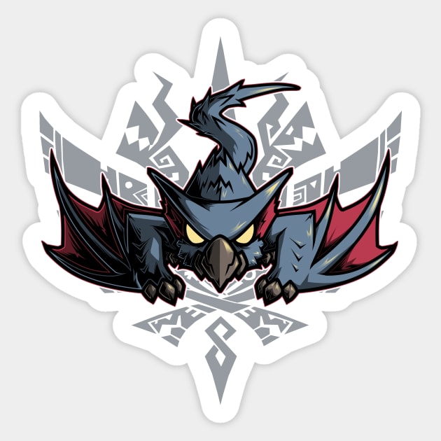 Nargacuga | Monster Hunter - Monster Hunter - Sticker | TeePublic